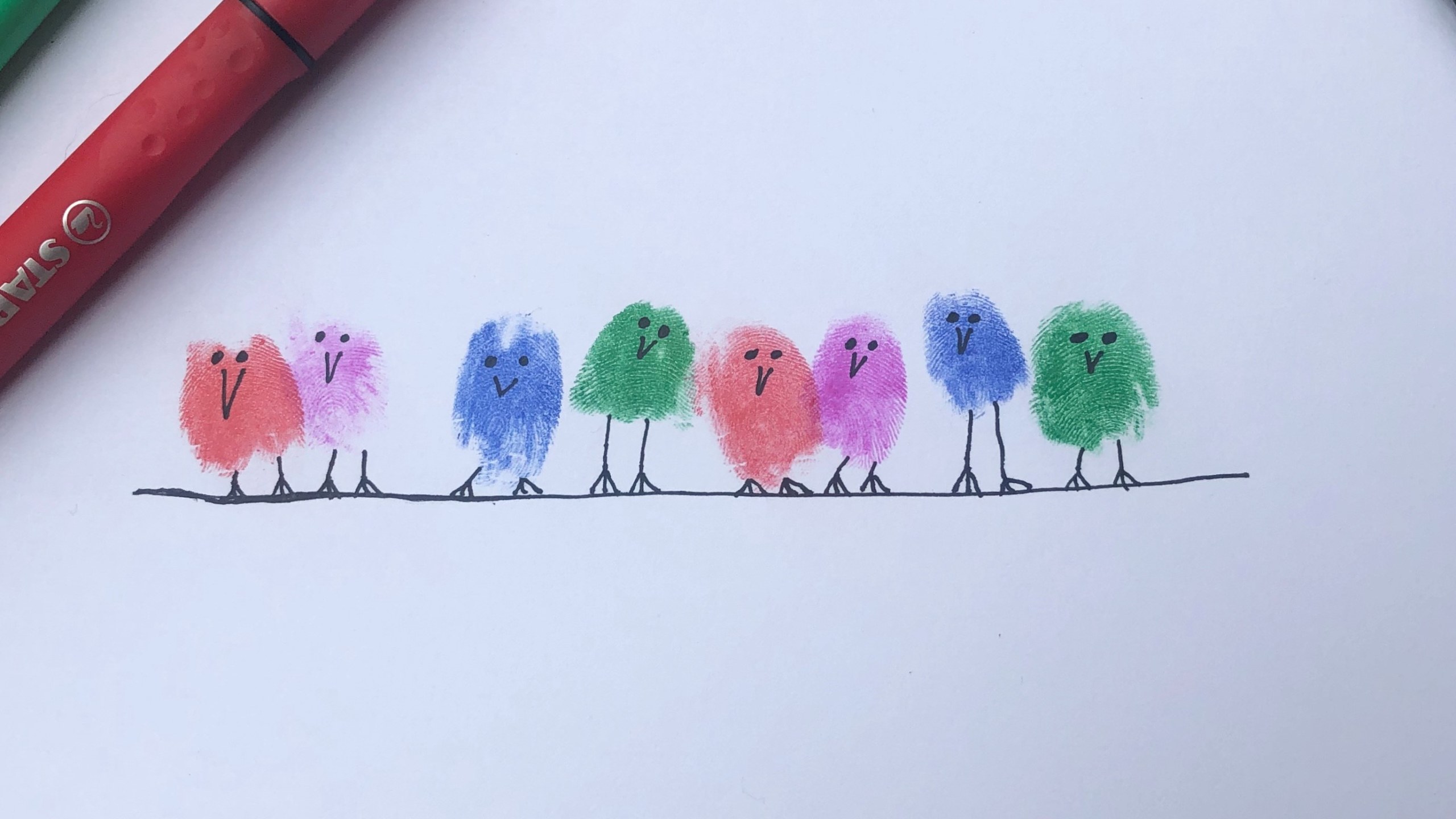 Try Your Hand at Finger Print Art! - Mary Frances Trust