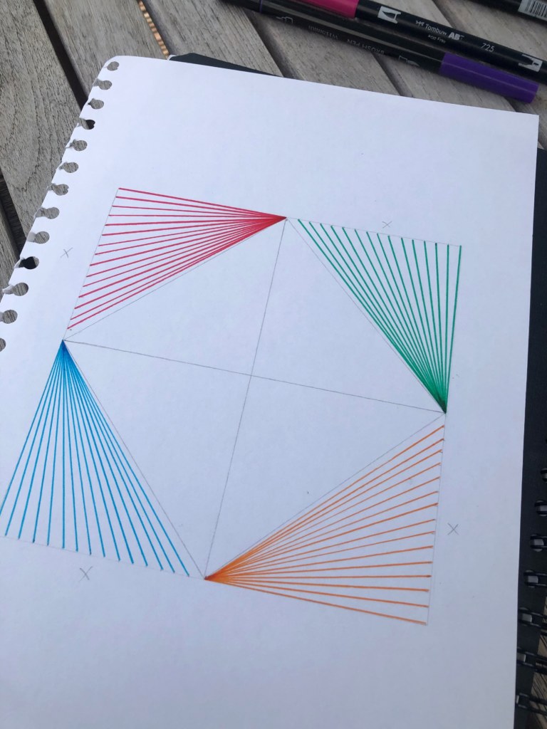 How to make an artistic 3D geometric pattern - Mary Frances Trust