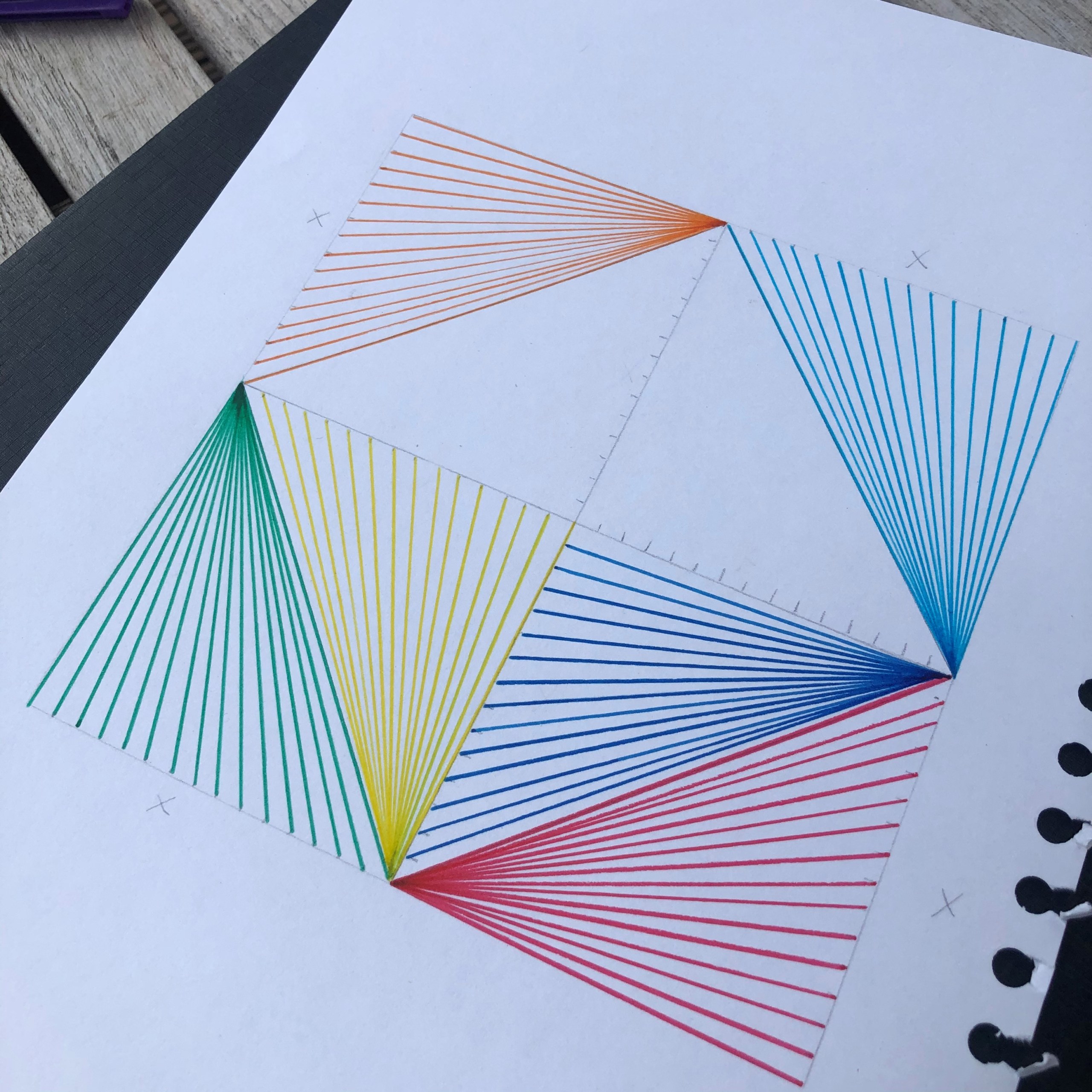 How to make an artistic 3D geometric pattern - Mary Frances Trust