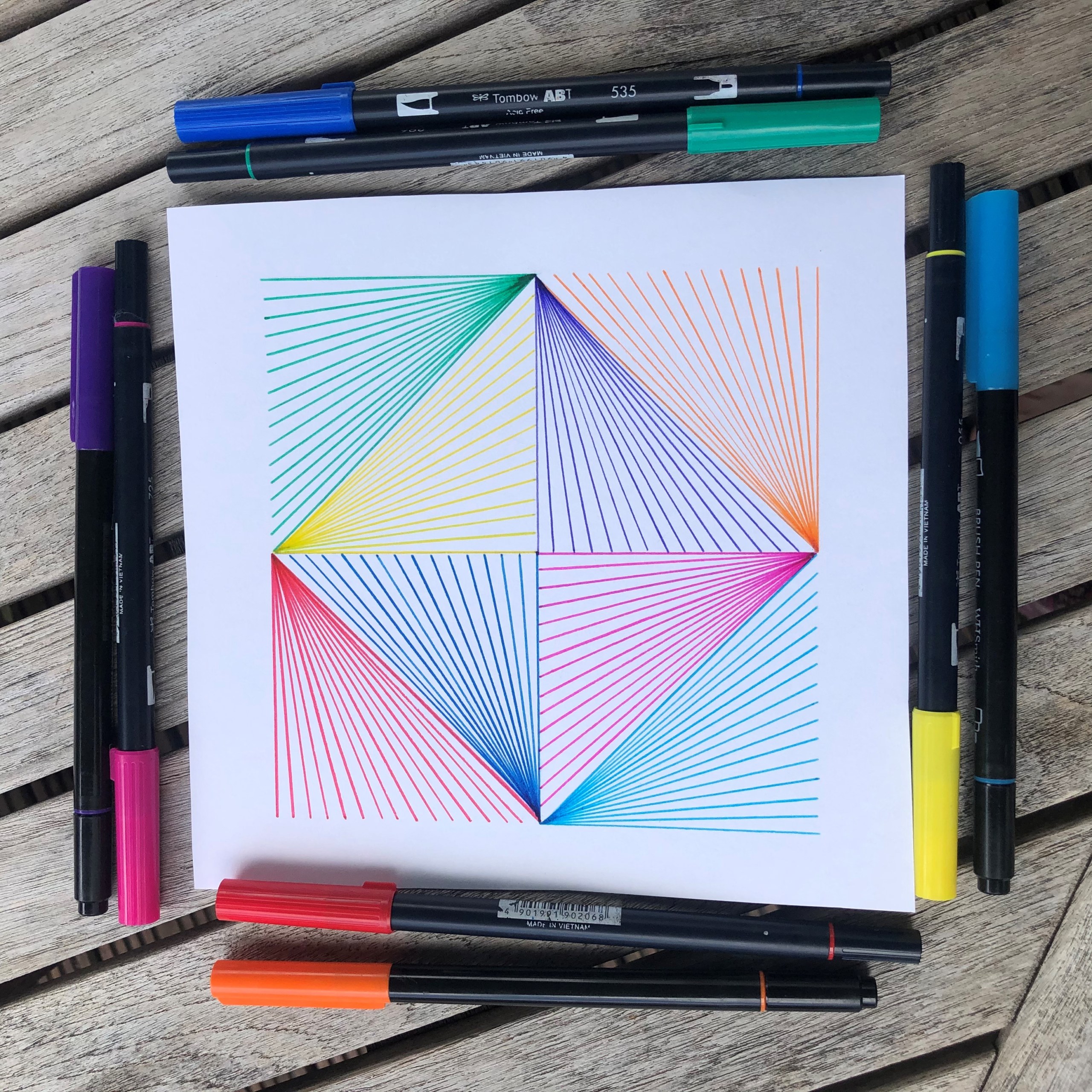 How to make an artistic 3D geometric pattern - Mary Frances Trust