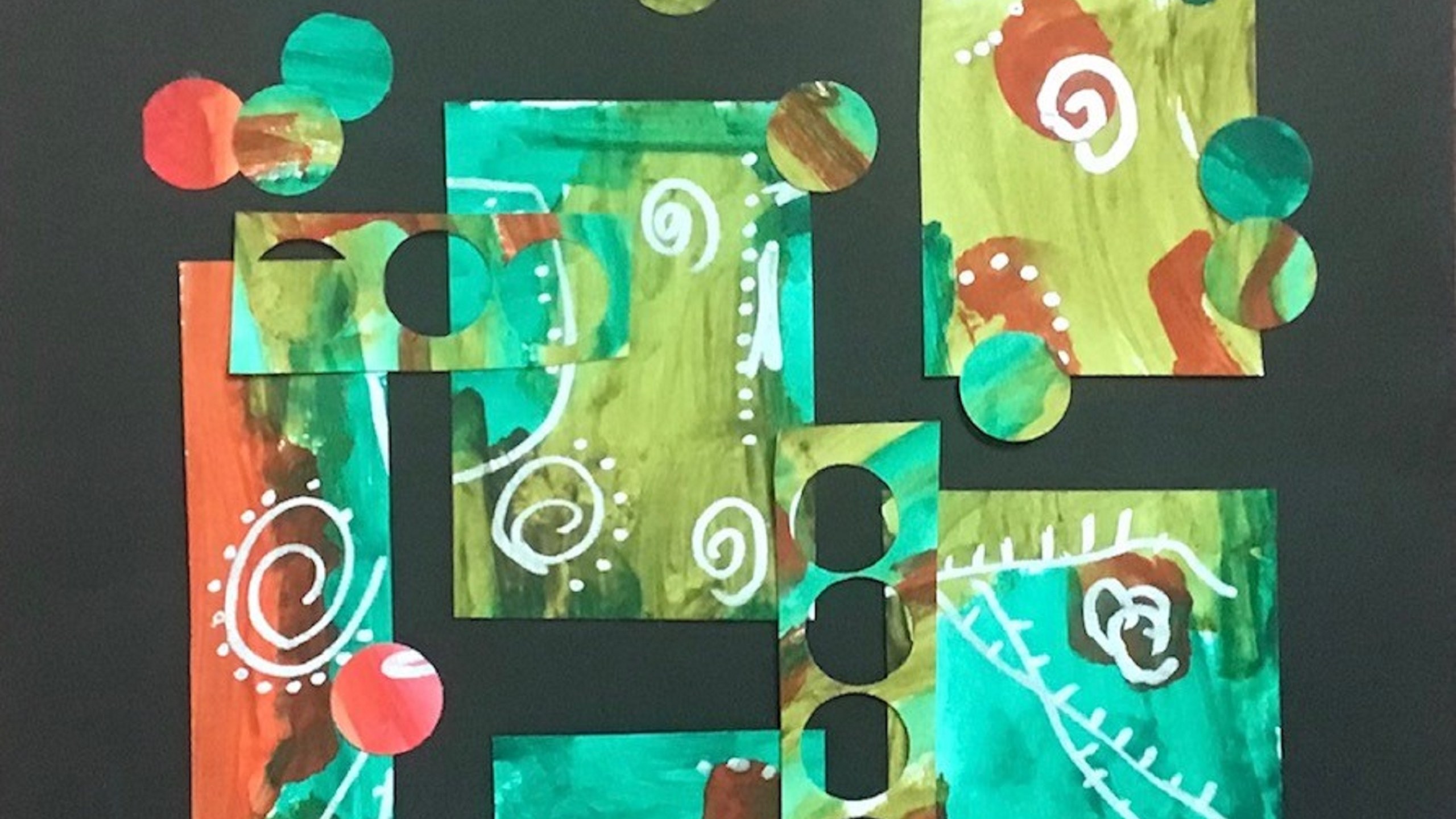 Craft Project Week 6: Simple Abstracts - Mary Frances Trust