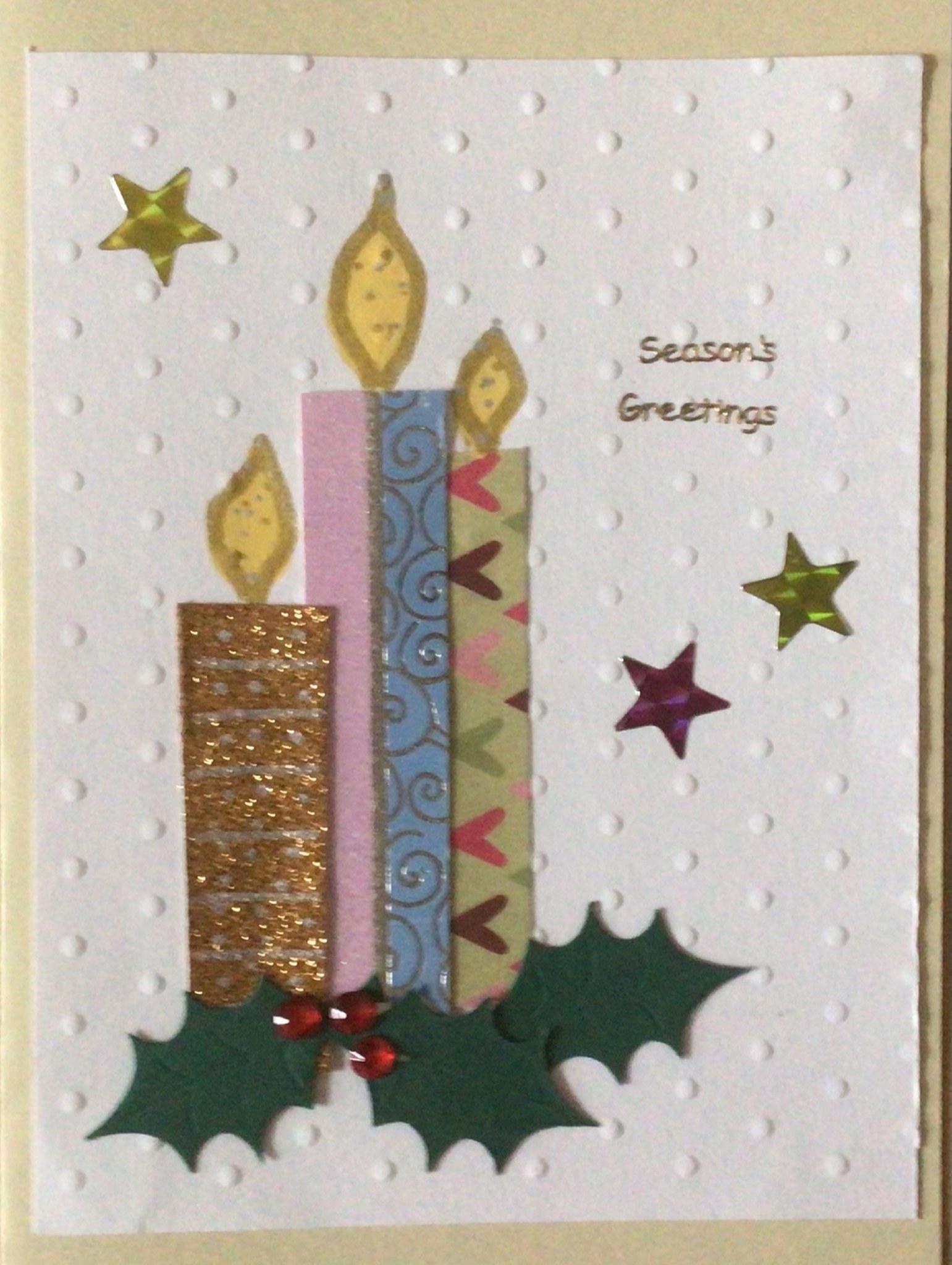Craft Project Week 13: Festive Candles Card - Mary Frances Trust